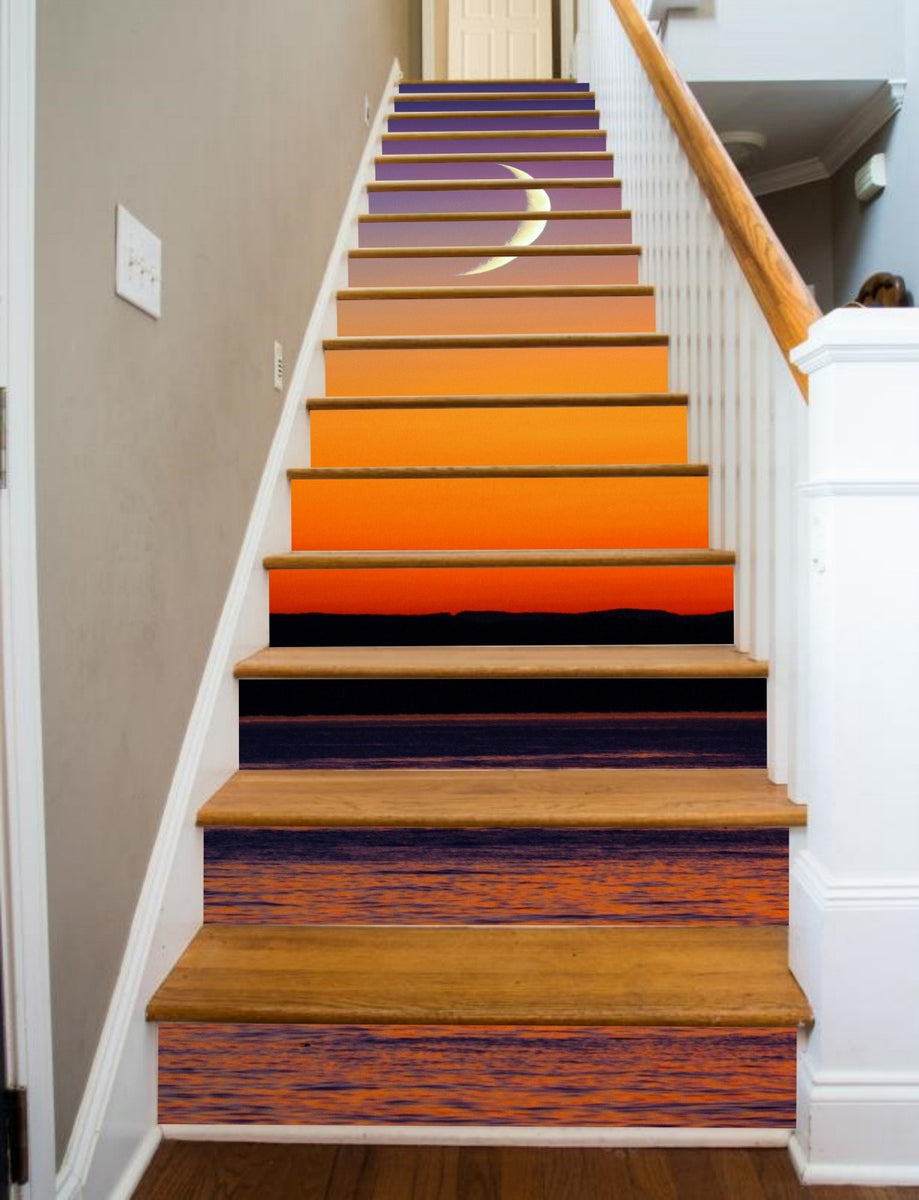 Painted Stairways - Moon Stairs – RiserArt